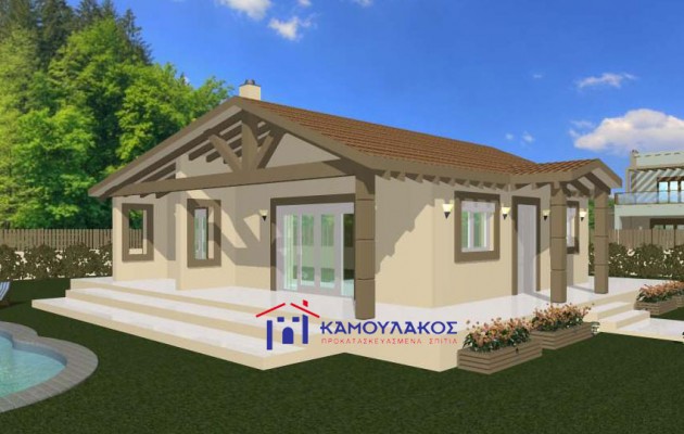 Προκάτ Κατοικία 85 τ.μ. - Προκατασκευασμένα Σπίτια - Τροχοβίλες
