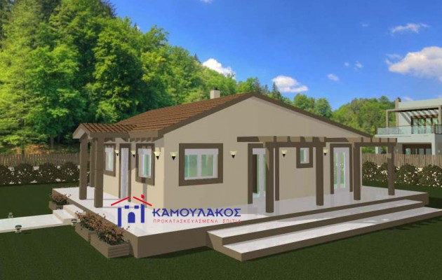 Προκάτ Κατοικία 85 τ.μ. - Προκατασκευασμένα Σπίτια - Τροχοβίλες